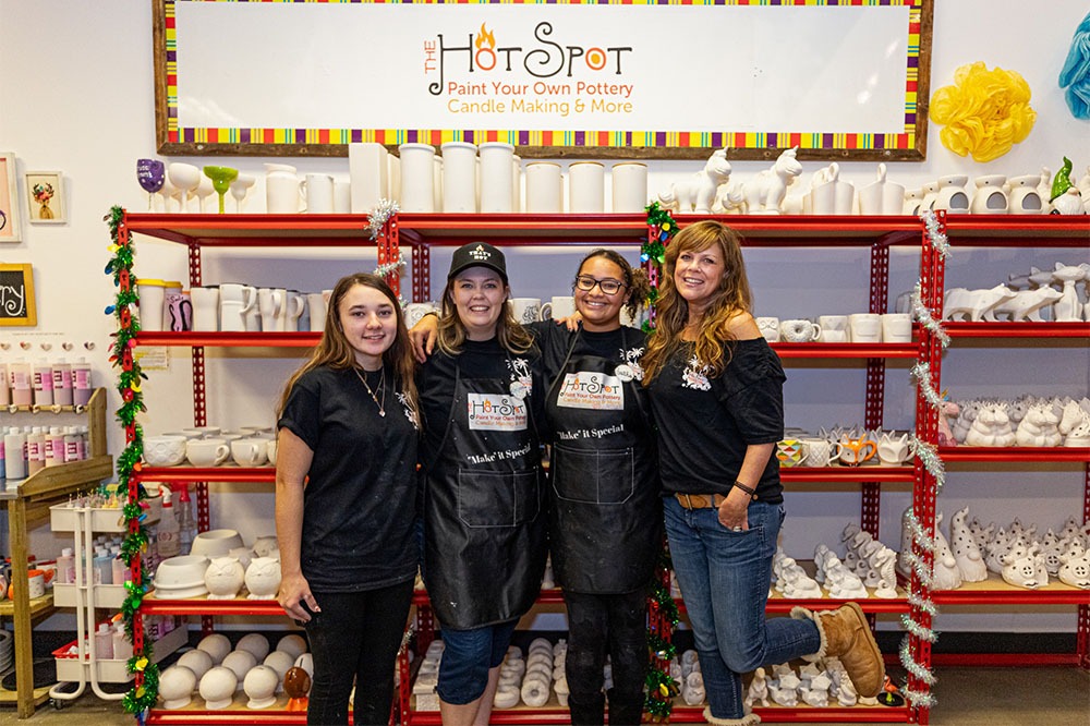 Paint Your Own Pottery Franchise | The Hot Spot Studios Craft Art